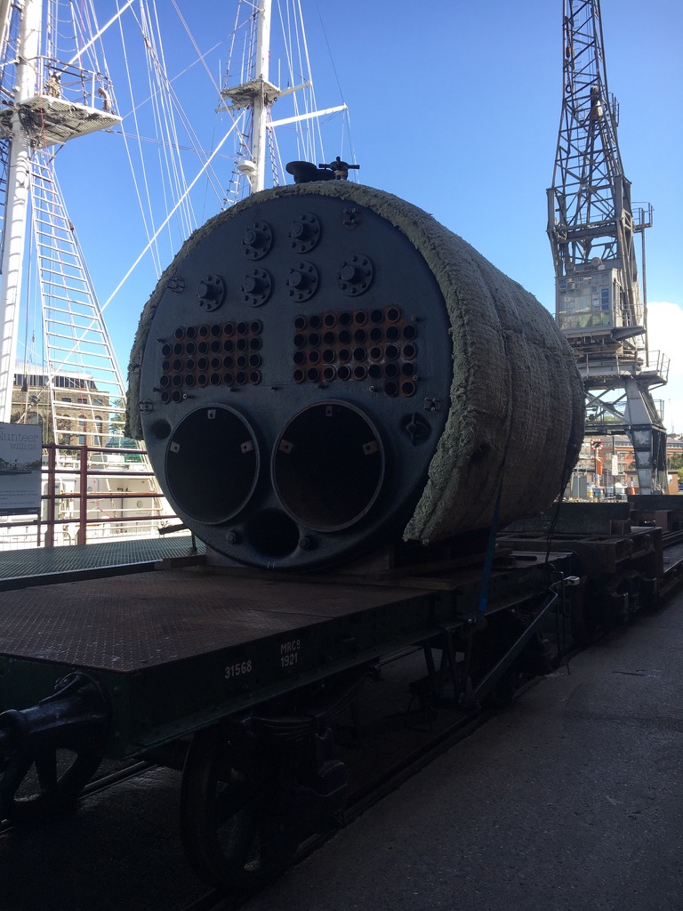 Mayflower’s Boiler Lift | Bristol Harbour Railway Blog